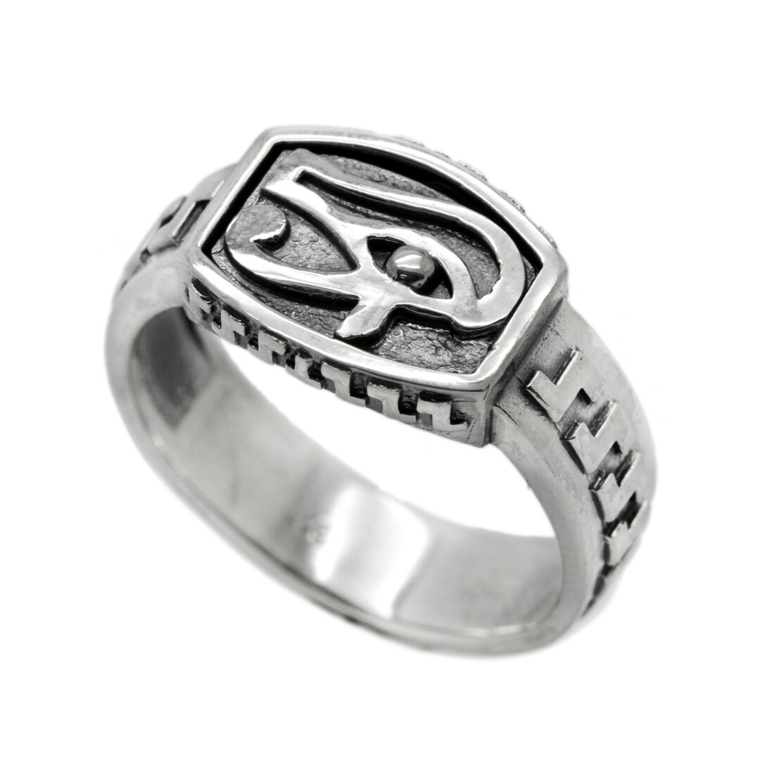Horus Eye Egyptian Symbol Ring Silver 925 - Etsy