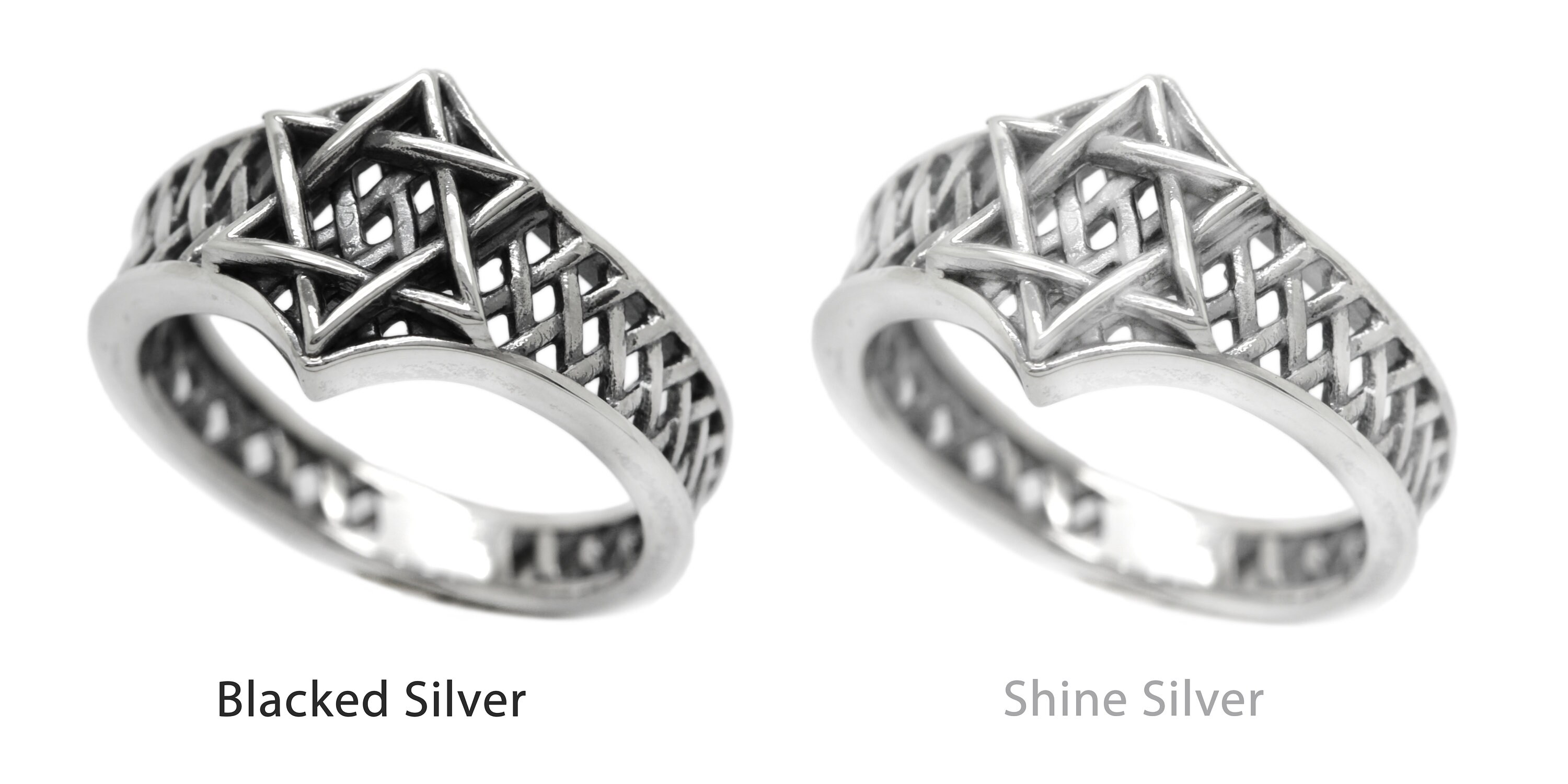 Star of David Ring King Solomon Ring Jewish Star Sterling | Etsy
