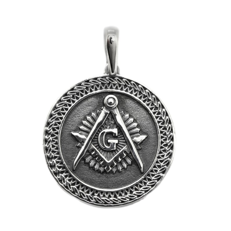 Masonic Great G Compass and Square G Men's Pendant - Etsy