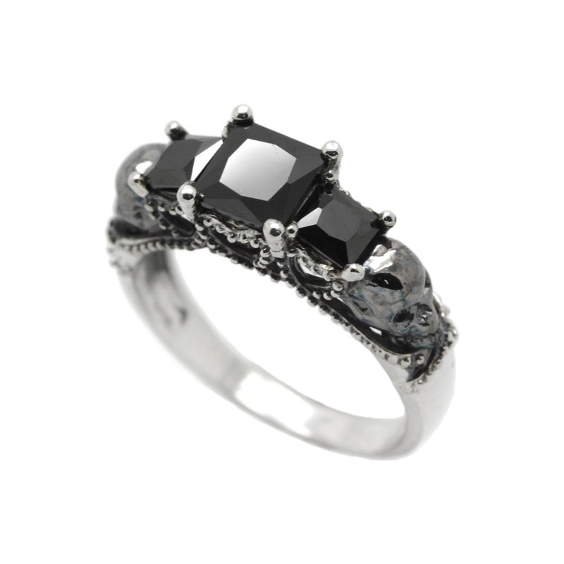 Gothic Engagement Ring - Etsy