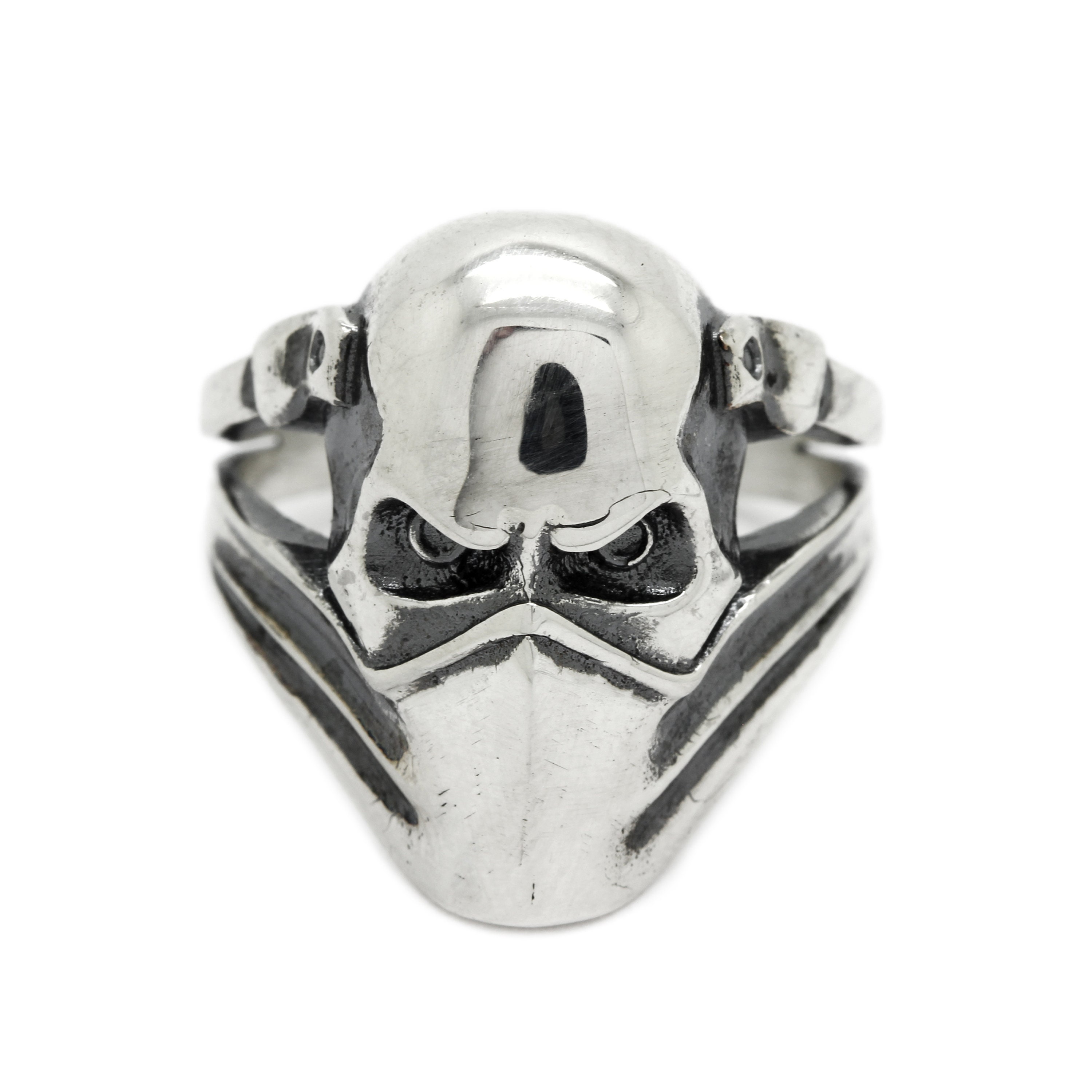 Zorro's Headband Skull Men's Ring Silver 925 | Etsy