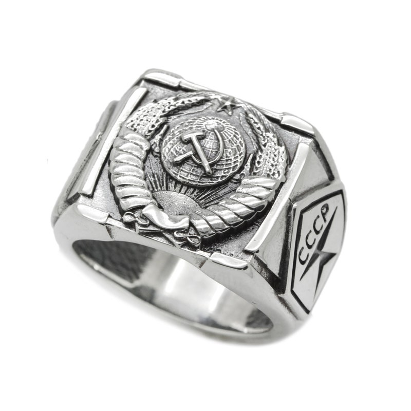 Silver Ussr Men Rings - Etsy