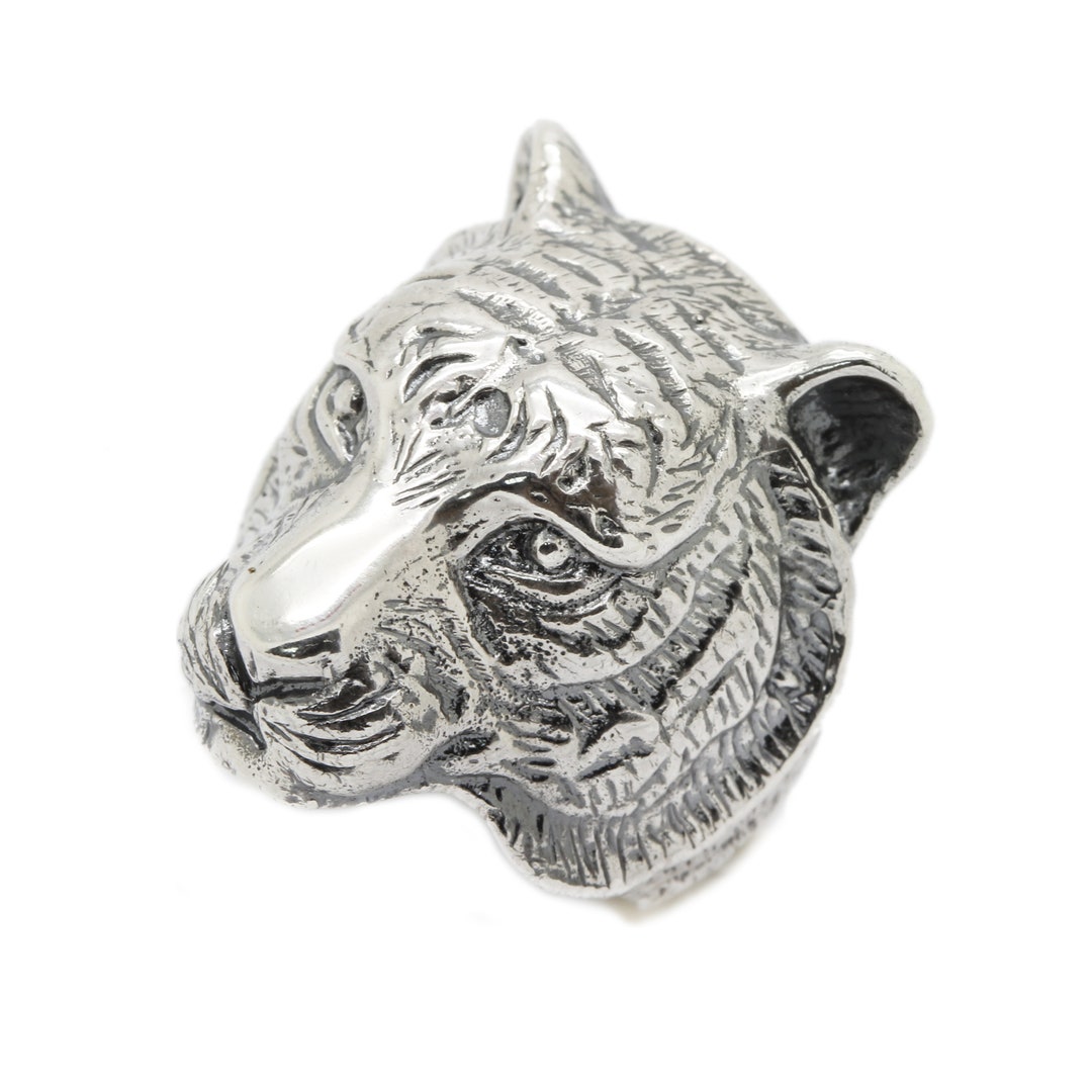 The Tiger Ring Gift for Hunters Men's Ring Silver 925 - Etsy