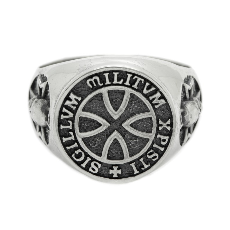 Knights Templar Cross Silver 925 Ring - Etsy