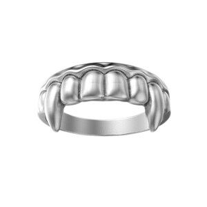 Elegant Vampire Fangs Jaw, Vampire Ring, Vampire Teeth Ring, Unisex ...