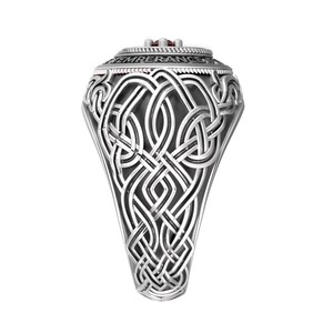 Catholic Ring Four Cardinal Virtues – Christian Mens Signet Ring ...