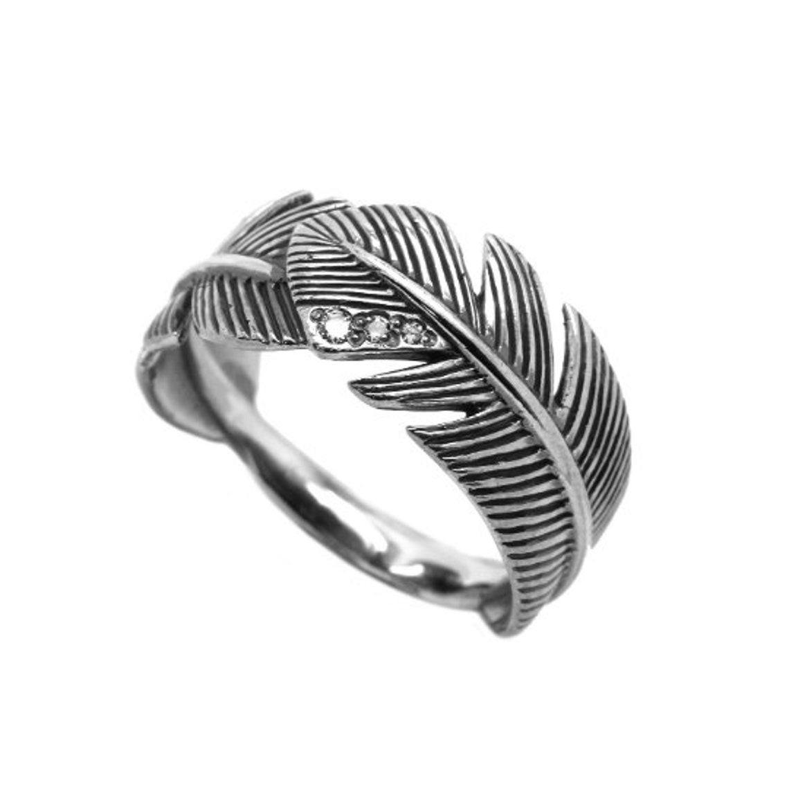 Bird Feather Women's Ring Silver 925 - Etsy