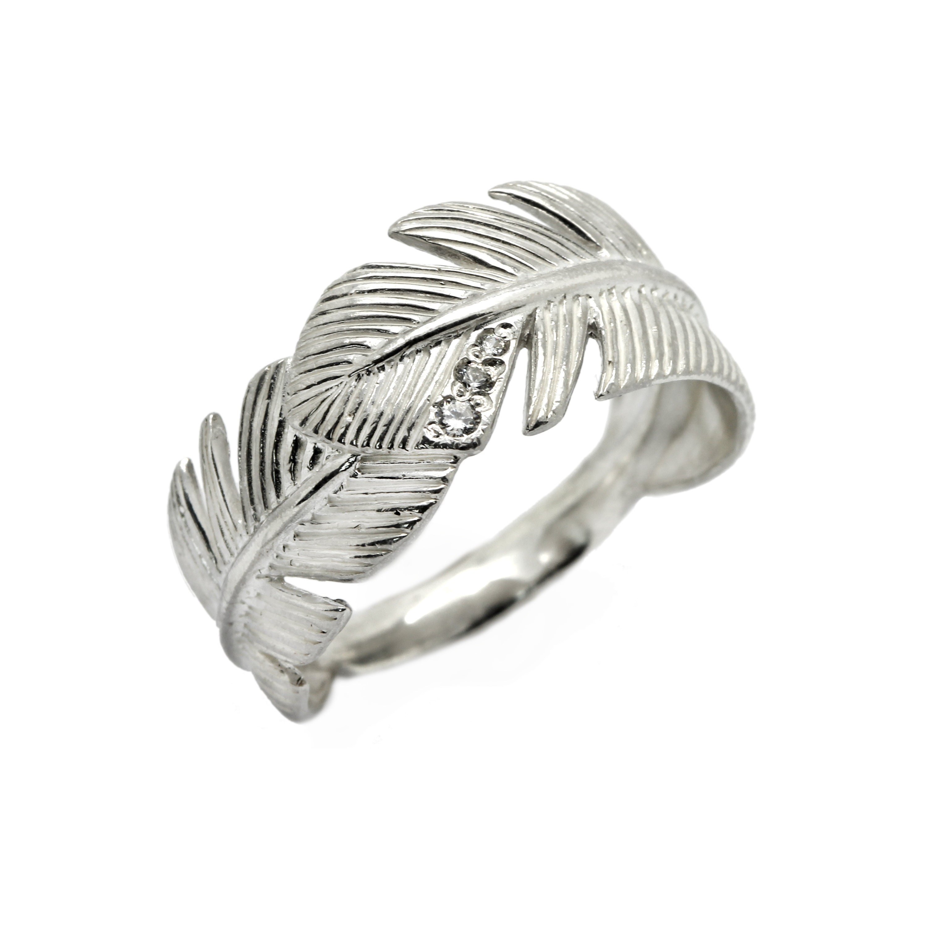 Bird Feather Women's Ring Silver 925 - Etsy