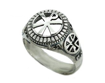 Chi Rho Ring - Etsy