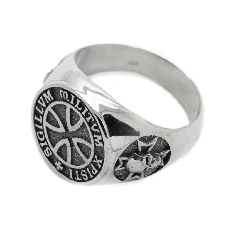 Knights Templar Cross Silver 925 Ring - Etsy