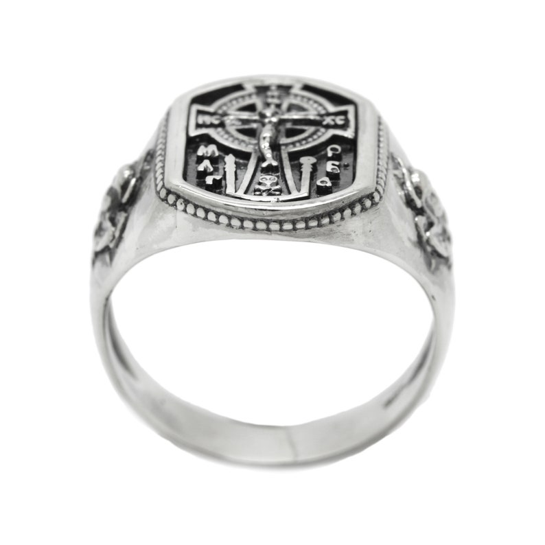 Jesus Christ Сrucifixion Celtic Style Cross Lightweight Sterling Silver ...