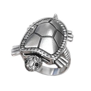 Turtle Ring With Movable Legs, Ocean Life Inspired Jewelry - Etsy