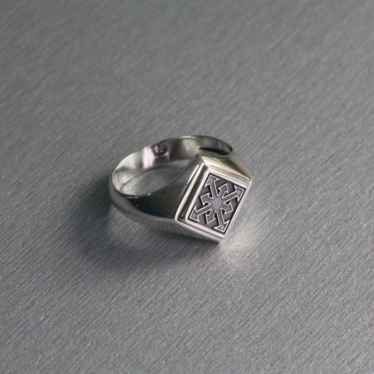 Chaos Magic Star Ring Unisex Silver 925 - Etsy