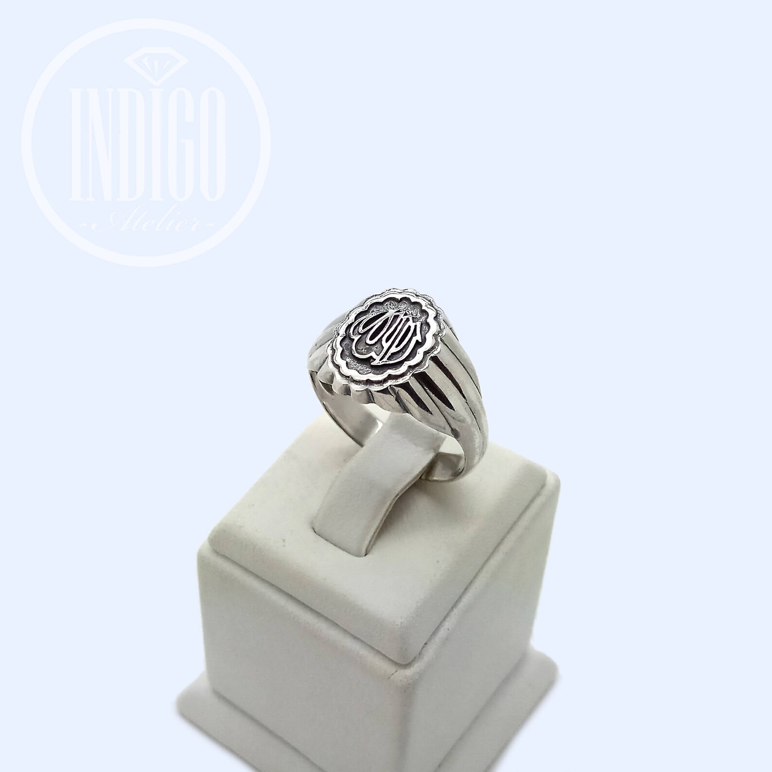 Allah Calligraphy Islam Symbol Men Ring Silver 925 - Etsy