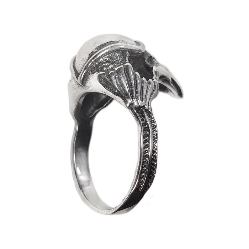 Plague Doctor Mask Unisex Sterling Silver Ring - Etsy