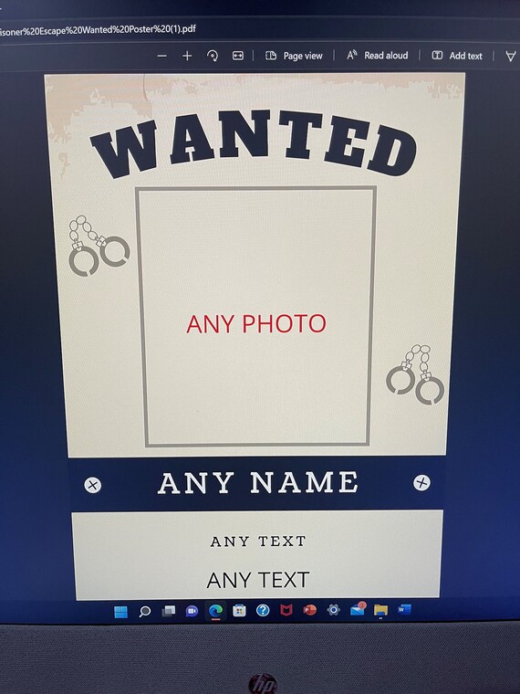 Printable Personalised Wanted Poster for Couple for Her for | Etsy