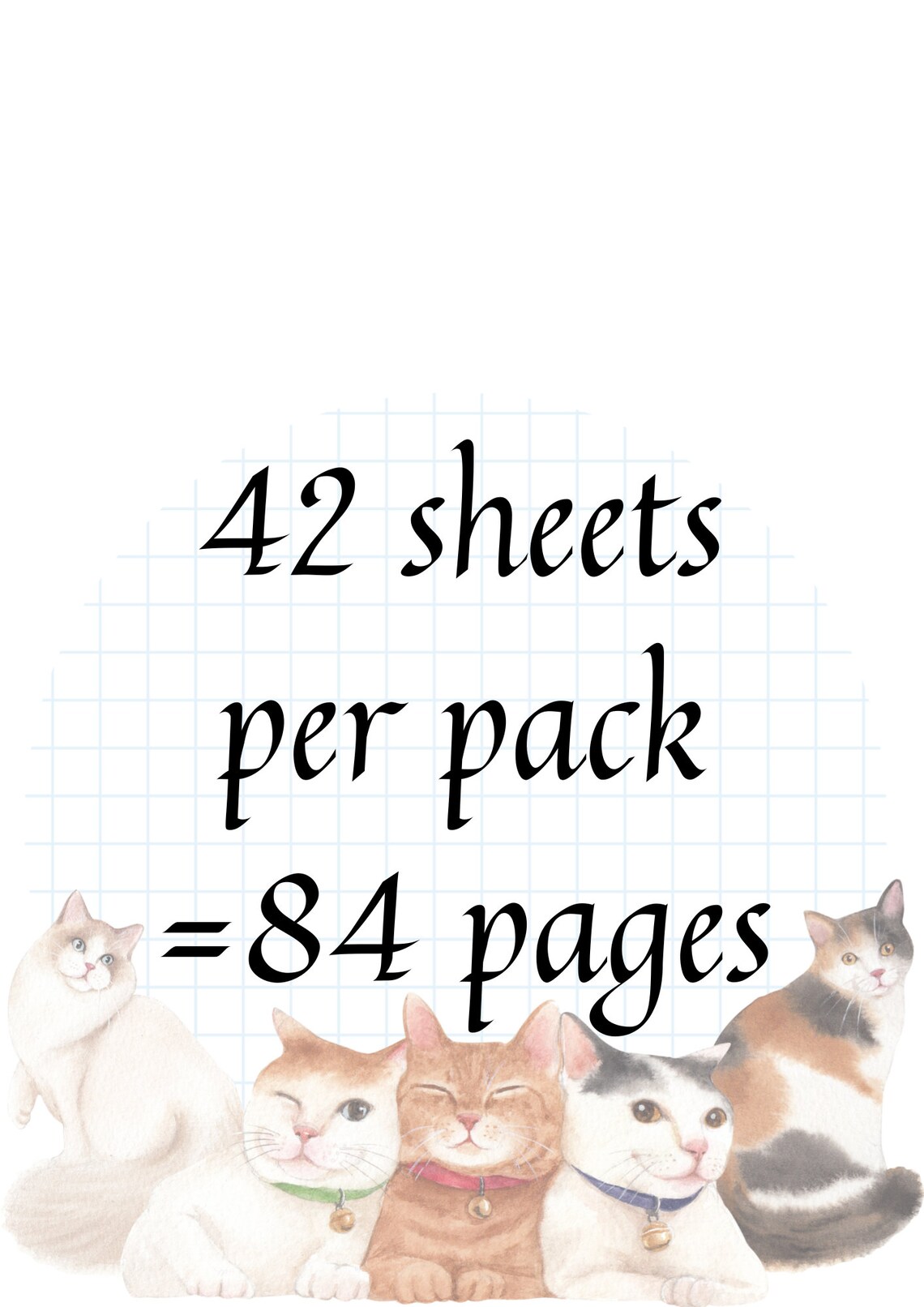 Cat Writing Paper Unique Cat Gift Idea Cat Lover Christmas - Etsy