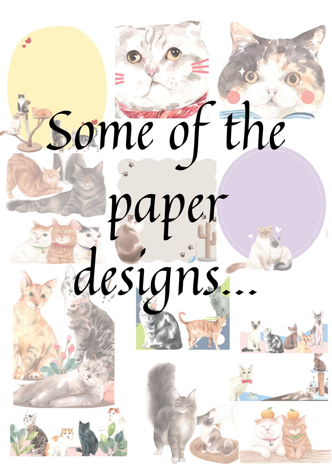 Cat Writing Paper Unique Cat Gift Idea Cat Lover Christmas - Etsy