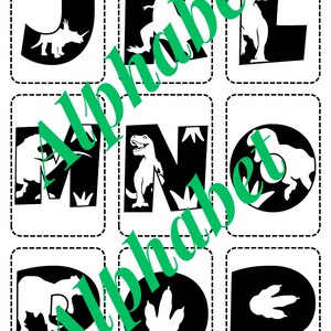 Dinosaur Number Snap Card Game Dinosaur Alphabet Snap Card Game ...