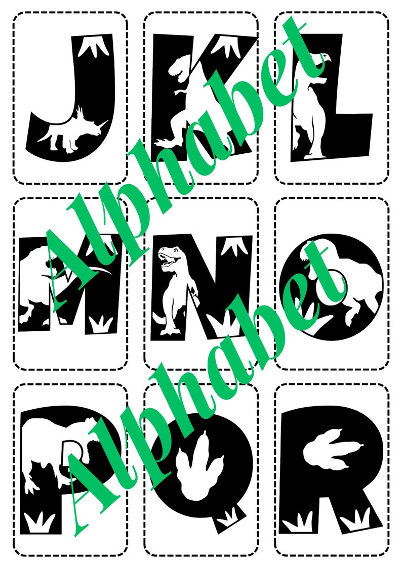 Dinosaur Number Snap Card Game Dinosaur Alphabet Snap Card - Etsy