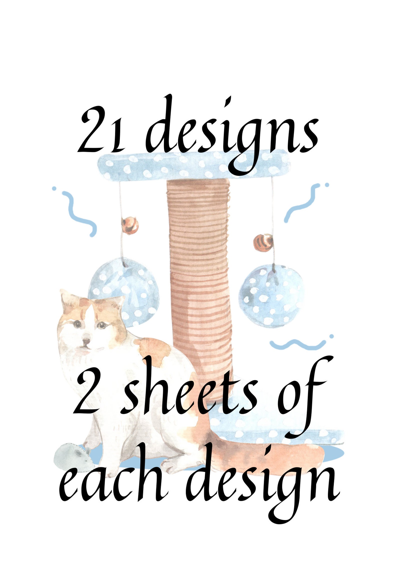 Cat Writing Paper Unique Cat Gift Idea Cat Lover Christmas - Etsy