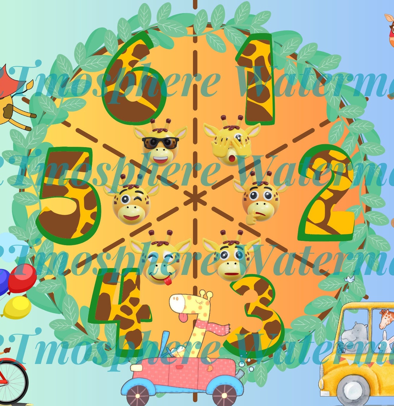 Giraffe Board Game for Kids and Family Time, Easy to Play Board Game ...