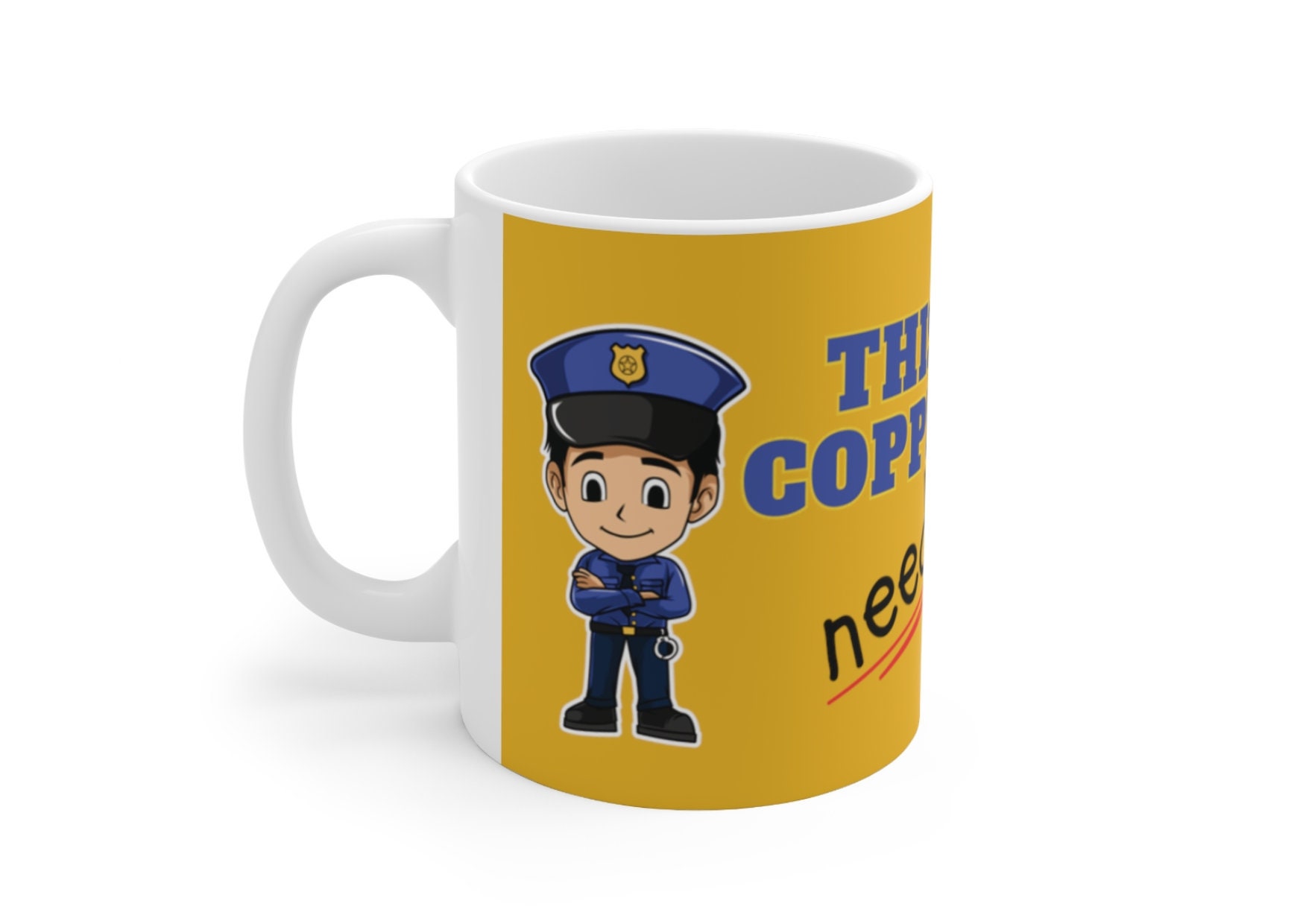 Policeman Mug, Gift for Copper, Cop Cup, Funny Police Mug, Emergency ...