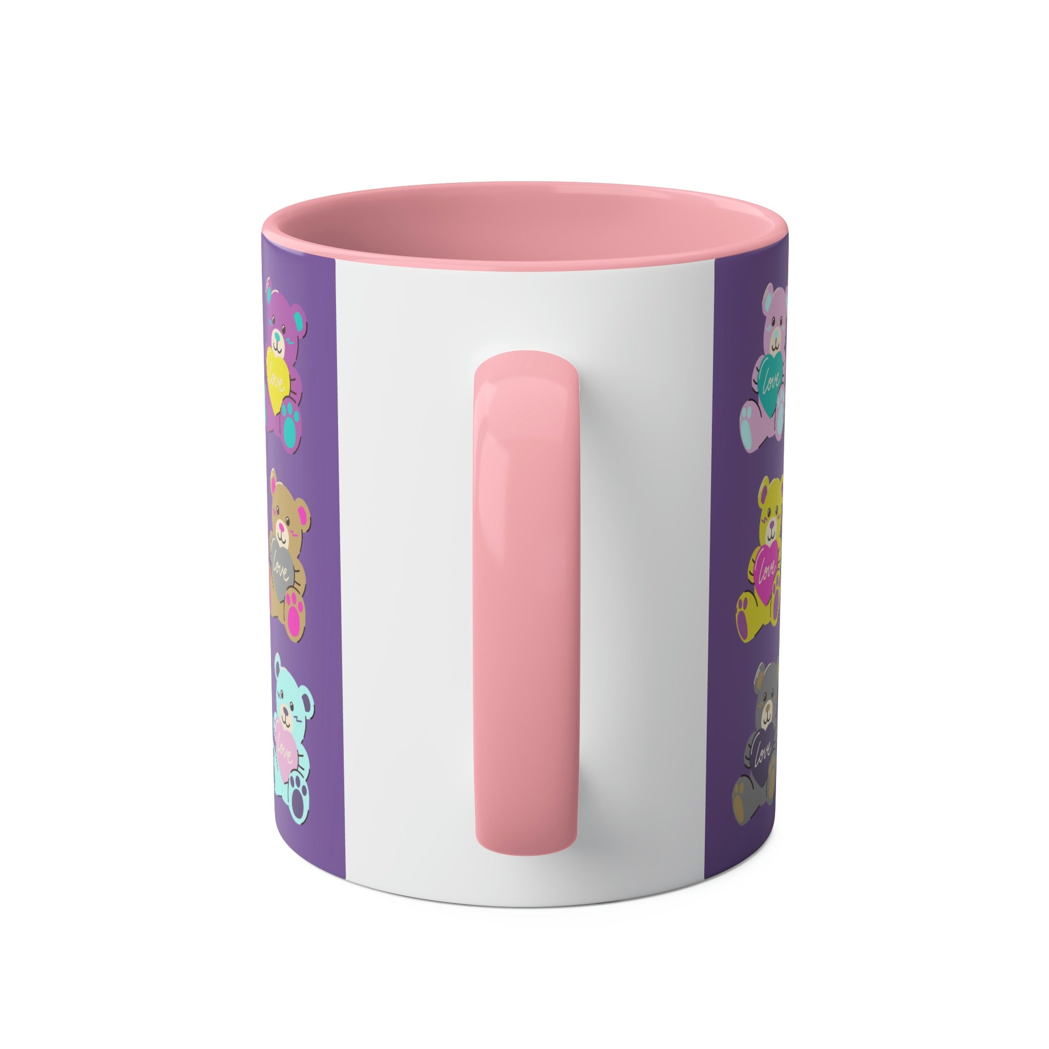 Teddy Bear Mug, Cute Kid's Mug, Staffroom Mug, Tea Cup, Work Mug, Multi ...