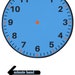 Tell the Time Clock, Magnetic Clock, Learn How to Tell the Time, Large ...