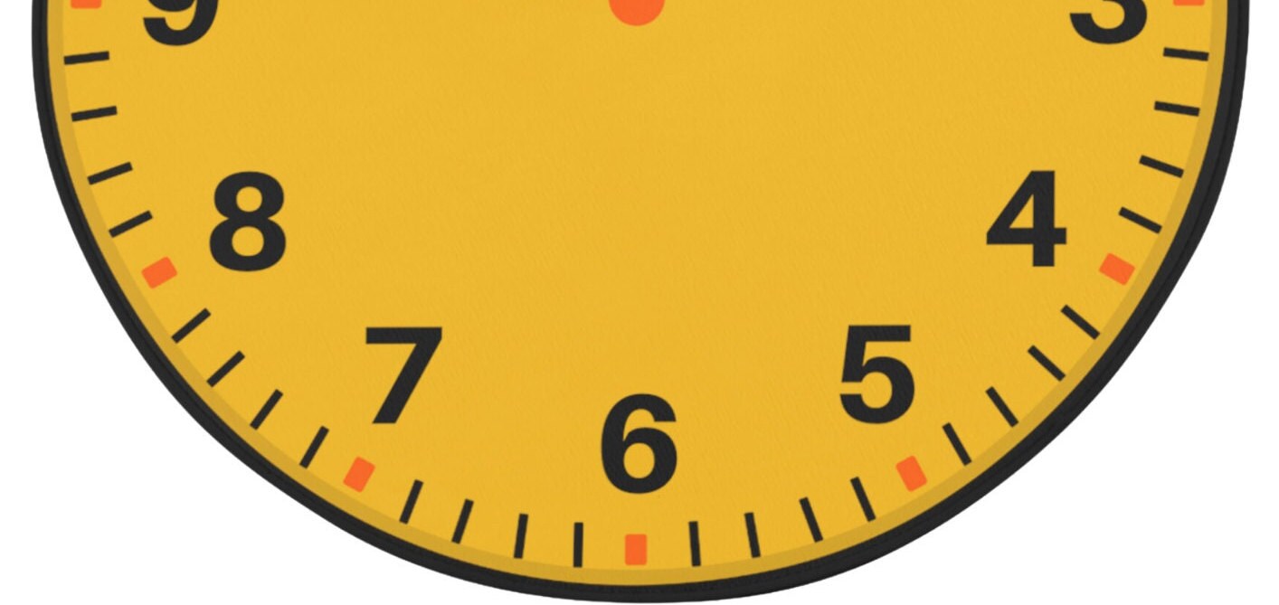 Tell the Time Clock, Magnetic Clock, Learn How to Tell the Time, Large ...