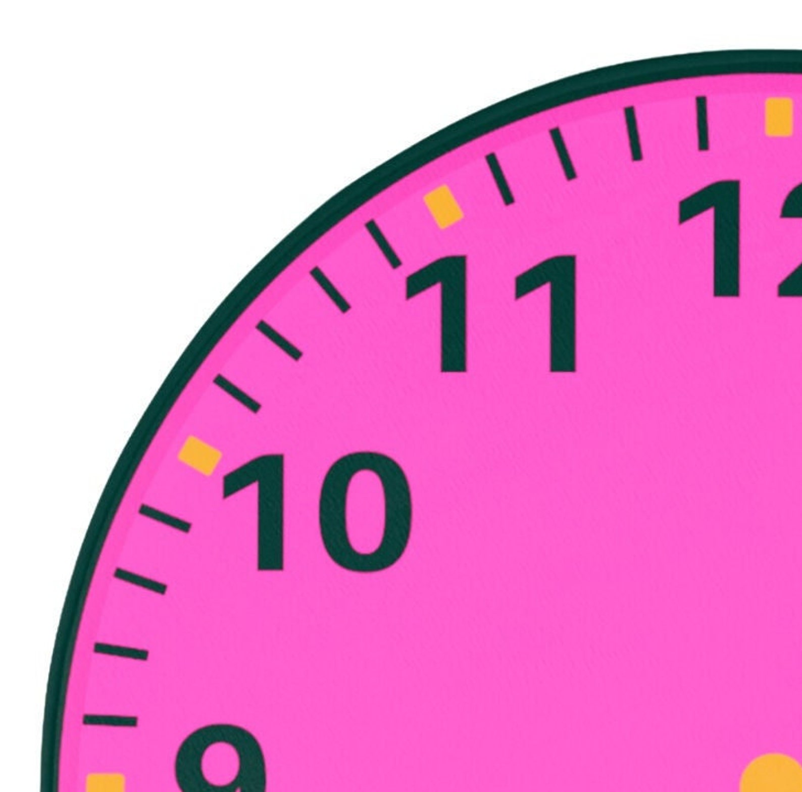 Tell the Time Clock, Magnetic Clock, Learn How to Tell the Time, Large ...