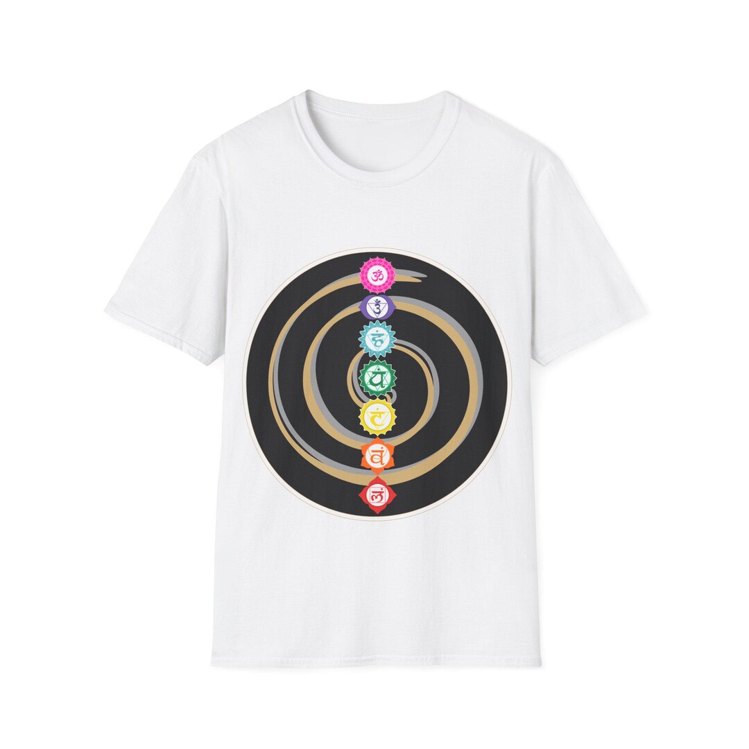 Chakra Alignment T-shirt | Seven Chakra Symbols, Energy Healing Tee - Etsy