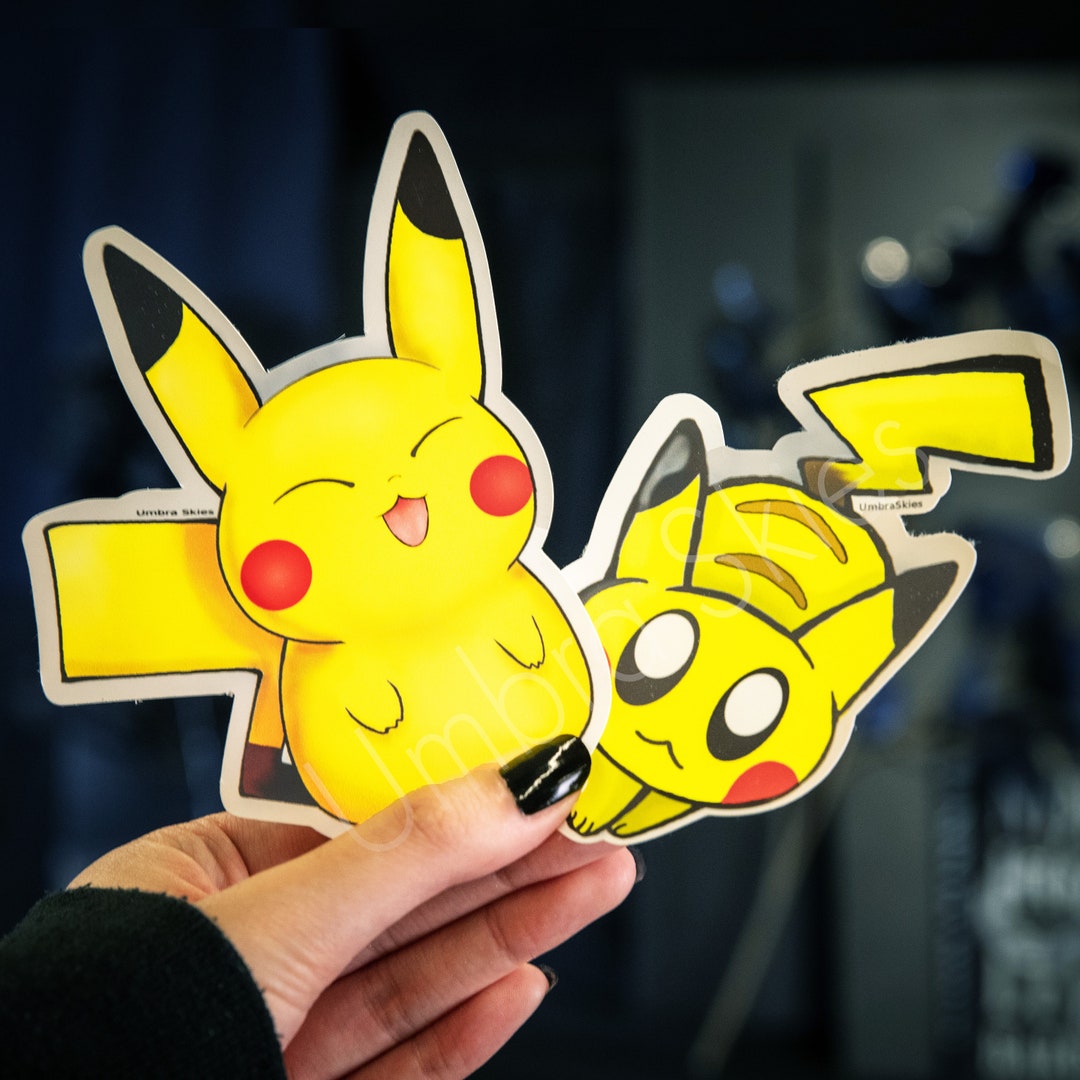 Pokemon Pikachu Video Game Anime Sticker - Etsy