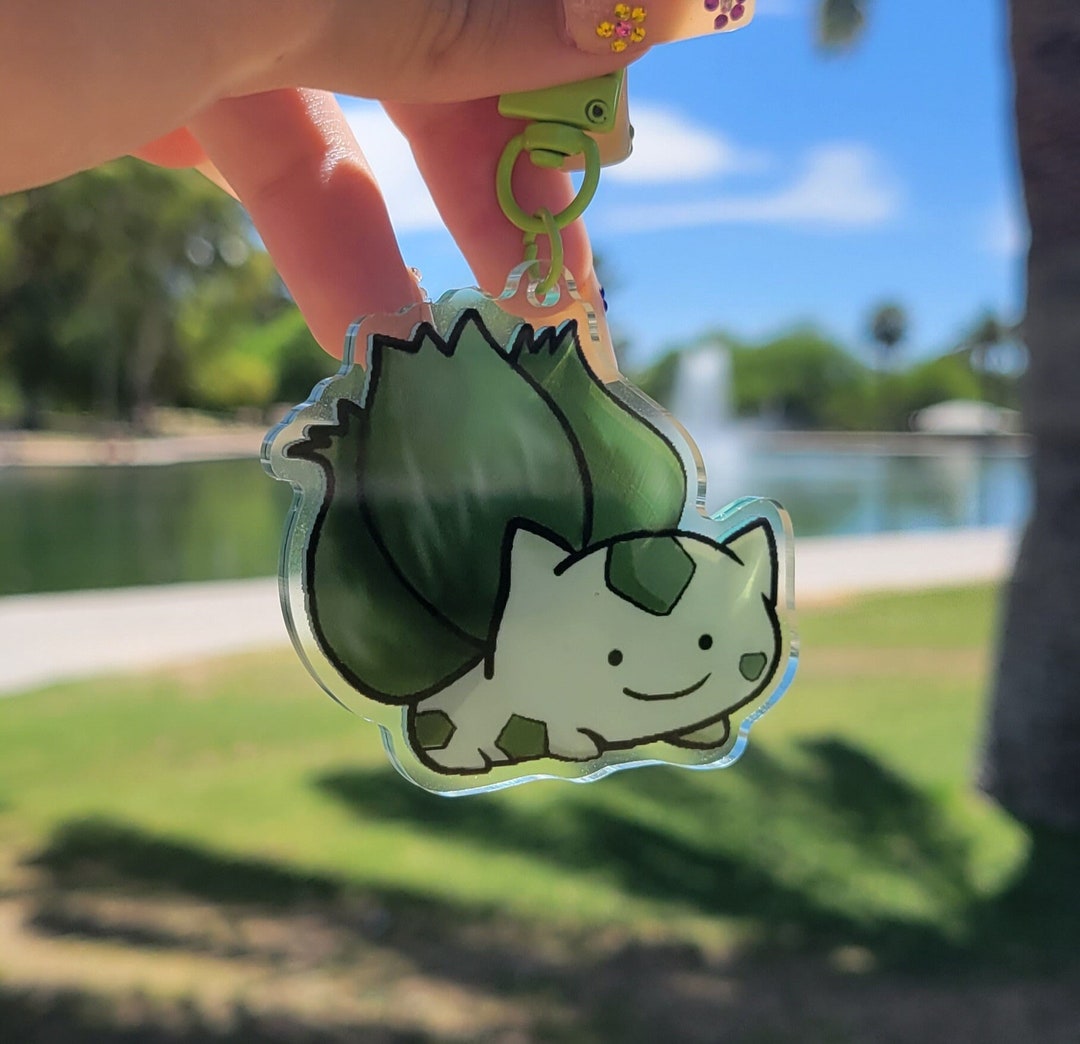 Pokemon Cute Chibi Ditto Bulbasaur Keychain - Etsy