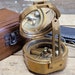 Antiqued Brass Military Compass With Engraved Box - Etsy