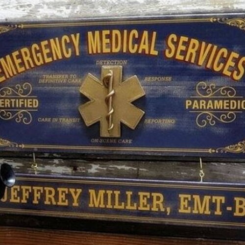Emergency Medical Services Wood Sign With Optional - Etsy