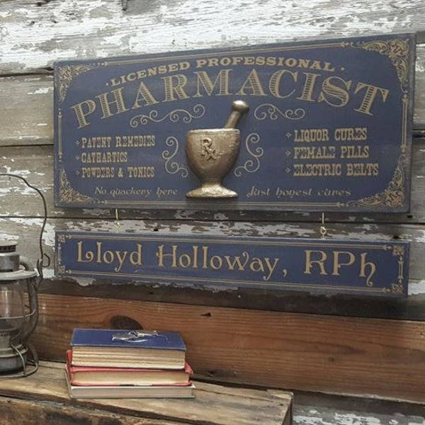 Pharmacy Sign - Etsy