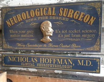 Neurologist Wood Sign With Optional Personalization | Etsy