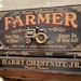 Farmer Wood Sign With Optional Personalization - Etsy