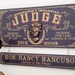 Judge Wood Sign With Optional Personalization - Etsy
