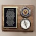 Personalized U.S. Navy Color Compass on Plaque - Etsy