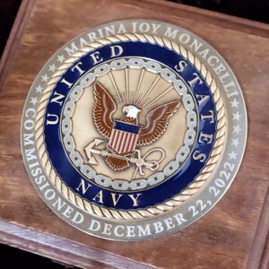 Personalized U.S. Navy Colored Military Compass - Etsy