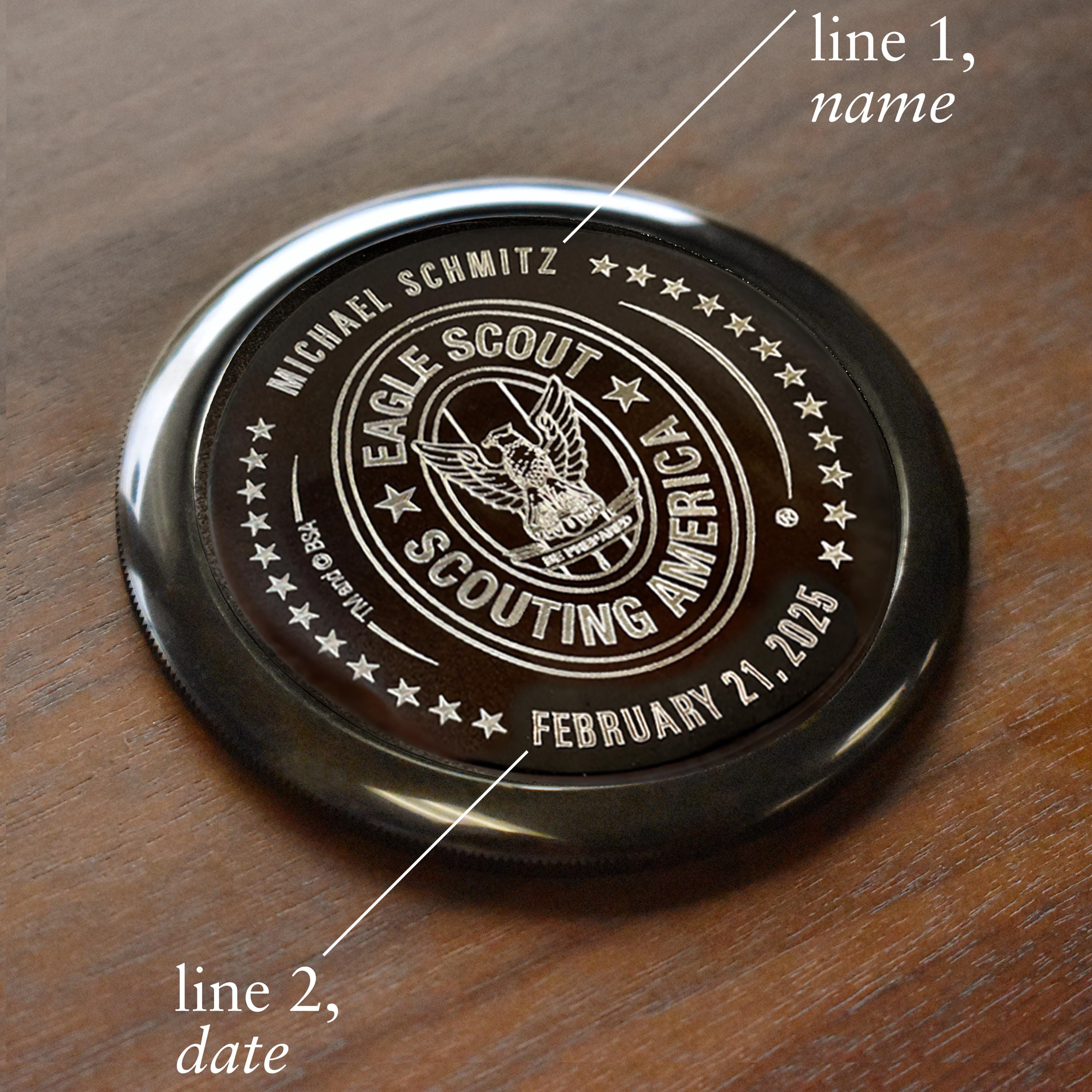 Eagle Scout Keepsake Box With Personalized Medallion — Officially ...