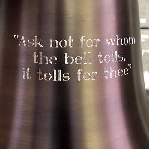 Engraved 5 Inch Antiqued Brass Ship Bell - Etsy