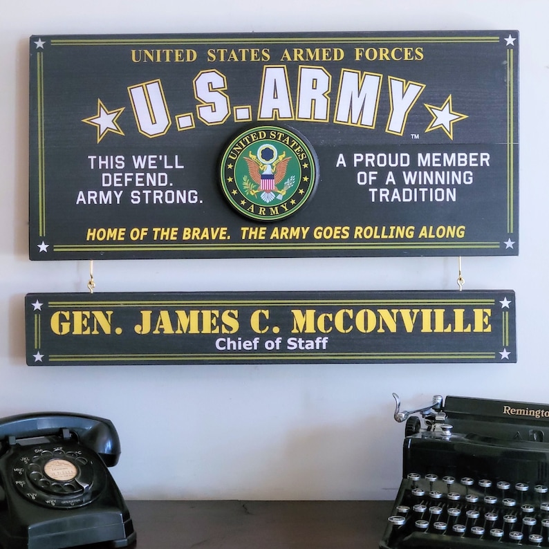 Personalized U.S. Army Sign - Etsy