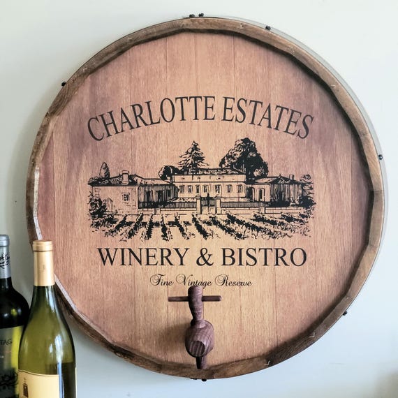 Oak Wine Barrel Signs Oak Barrel Information