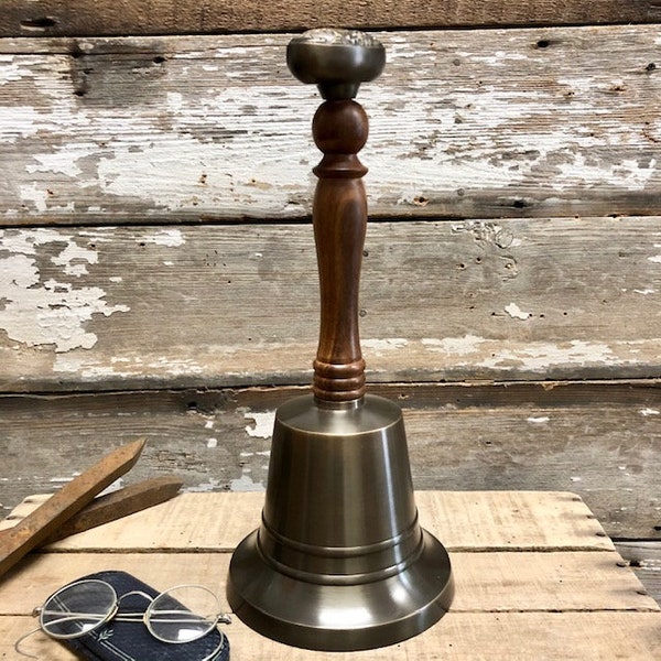 Antique Hand School Bell - Etsy