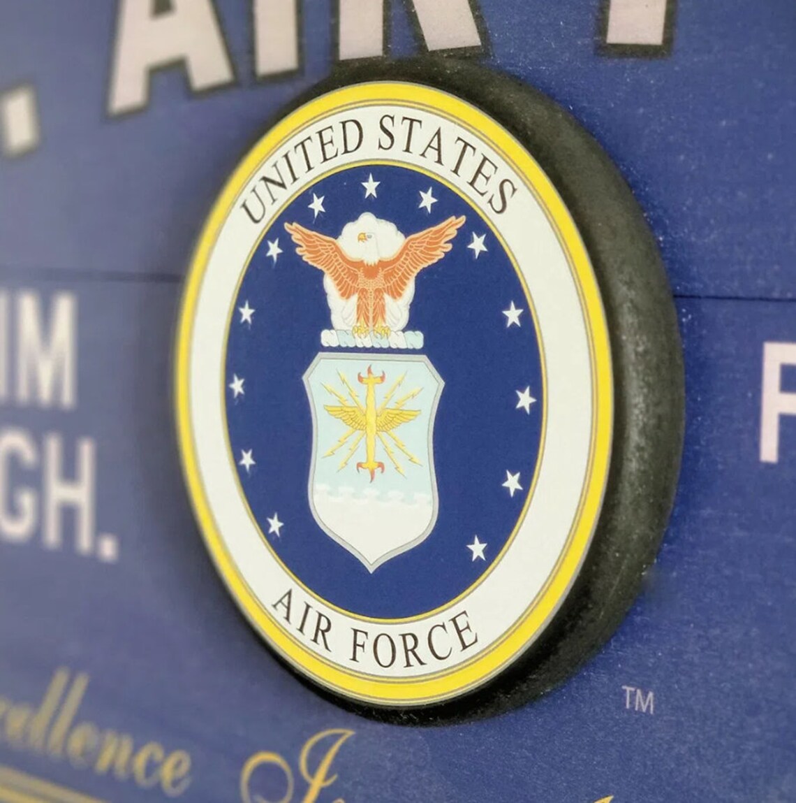 U.S. Air Force Wood Sign With Personalized Nameboard - Etsy