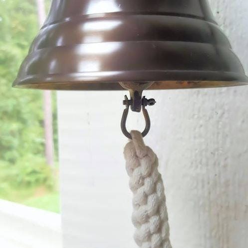 Engraved 5 Inch Antiqued Brass Ship Bell - Etsy