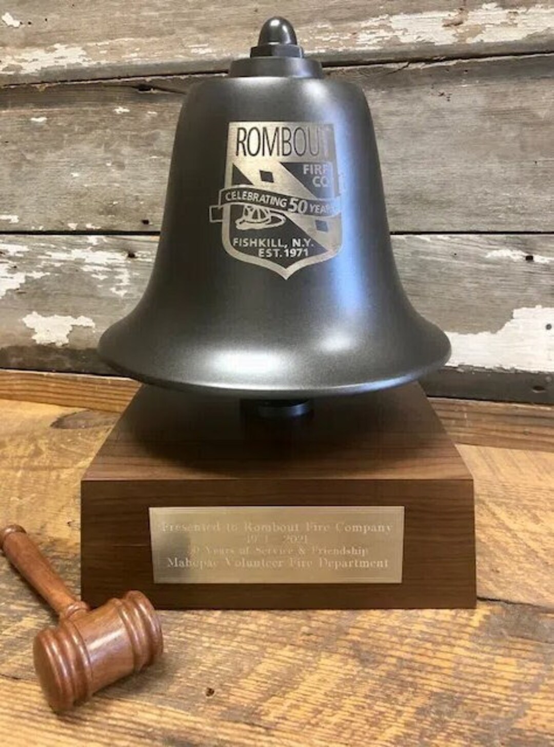 Deluxe Dark Bronze Stock Market Bell large - Etsy